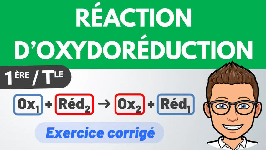 Réaction d'OXYDORÉDUCTION Exercice corrigé | 1ère & Terminale spé ...