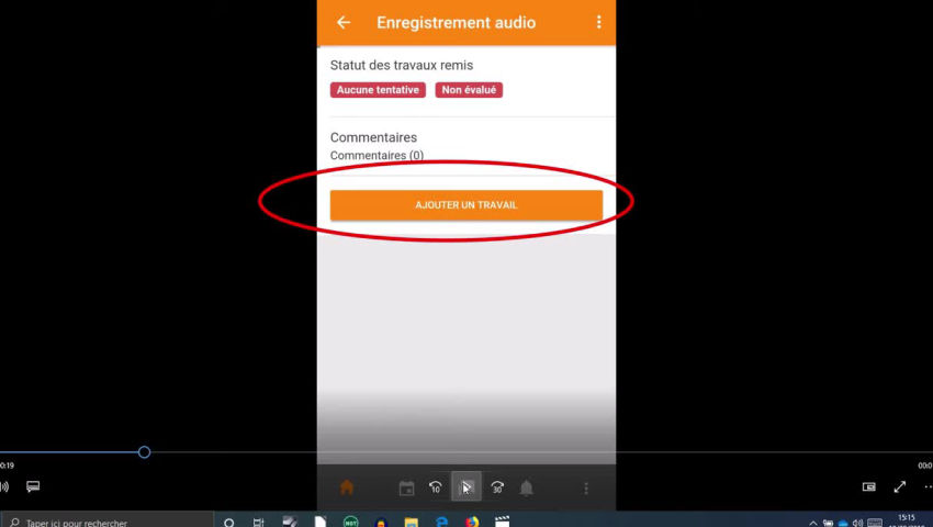 Déposer un devoir avec l'application moodle - Sciences & Technologies