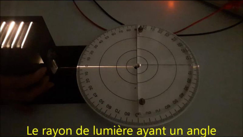 La réfraction de la lumière en séance de travaux pratiques - Sciences ...