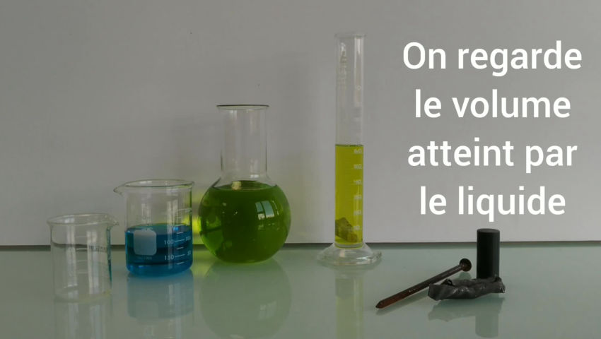 Mesure du volume d'un solide de forme quelconque - Sciences & Technologies